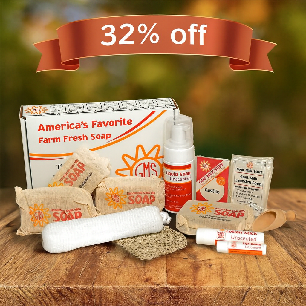 Get Started Unscented Goat Milk Gift Set | Goat Milk Stuff